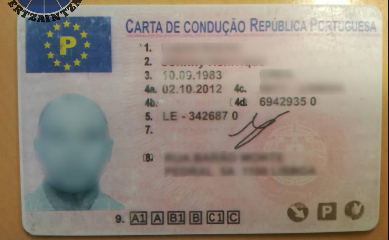 Detenido por conducir con un carnet falso en Donostia | El Diario Vasco